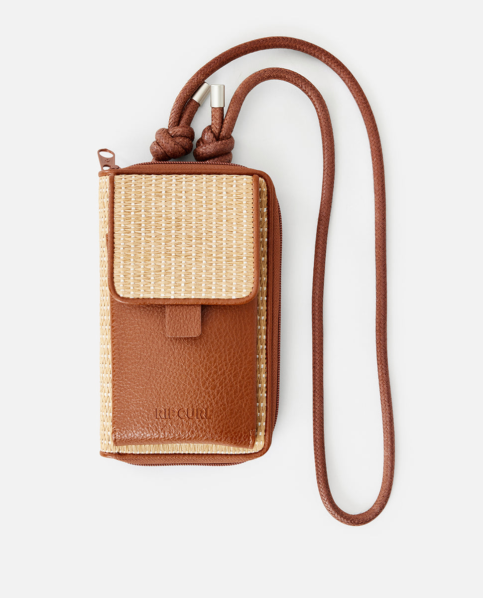 PREMIUM STRAW PHONE WALLET